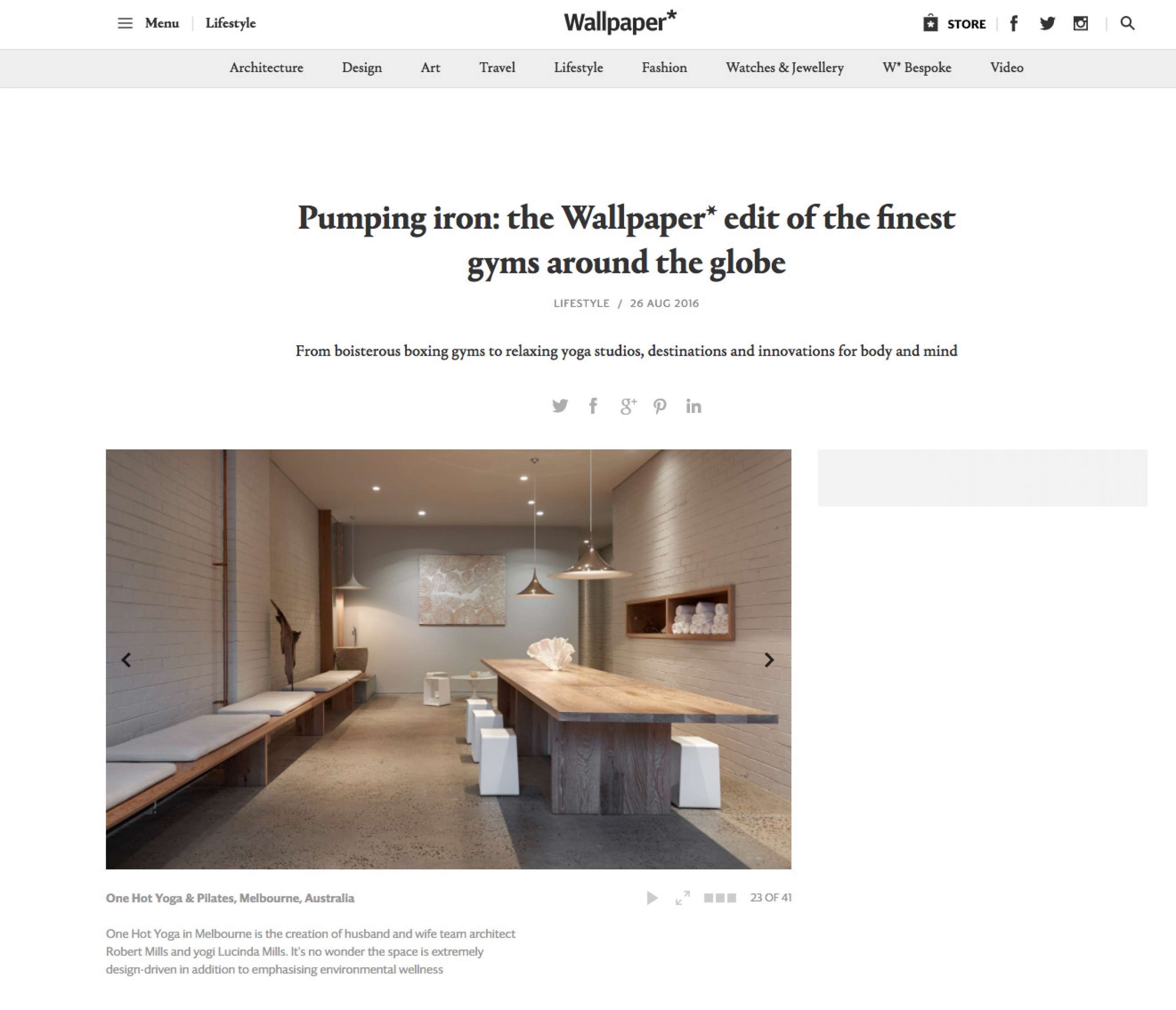 Wallpaper | Press | Rob Mills Architects